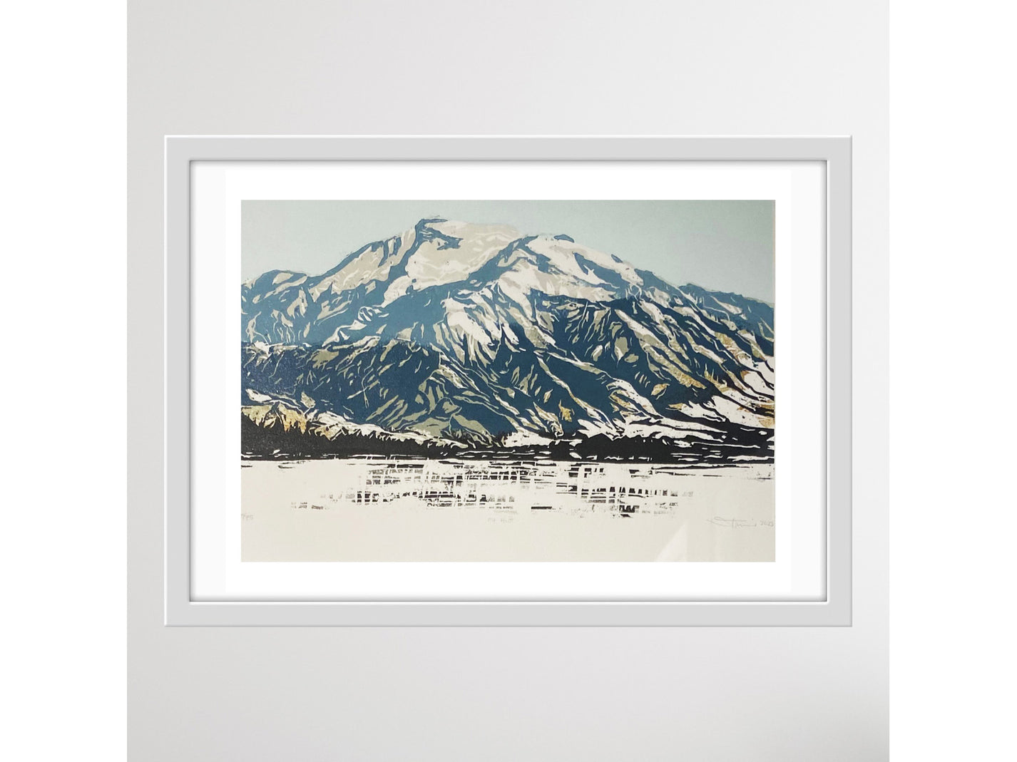 Mt Hutt #3 - Framed – Little River Gallery